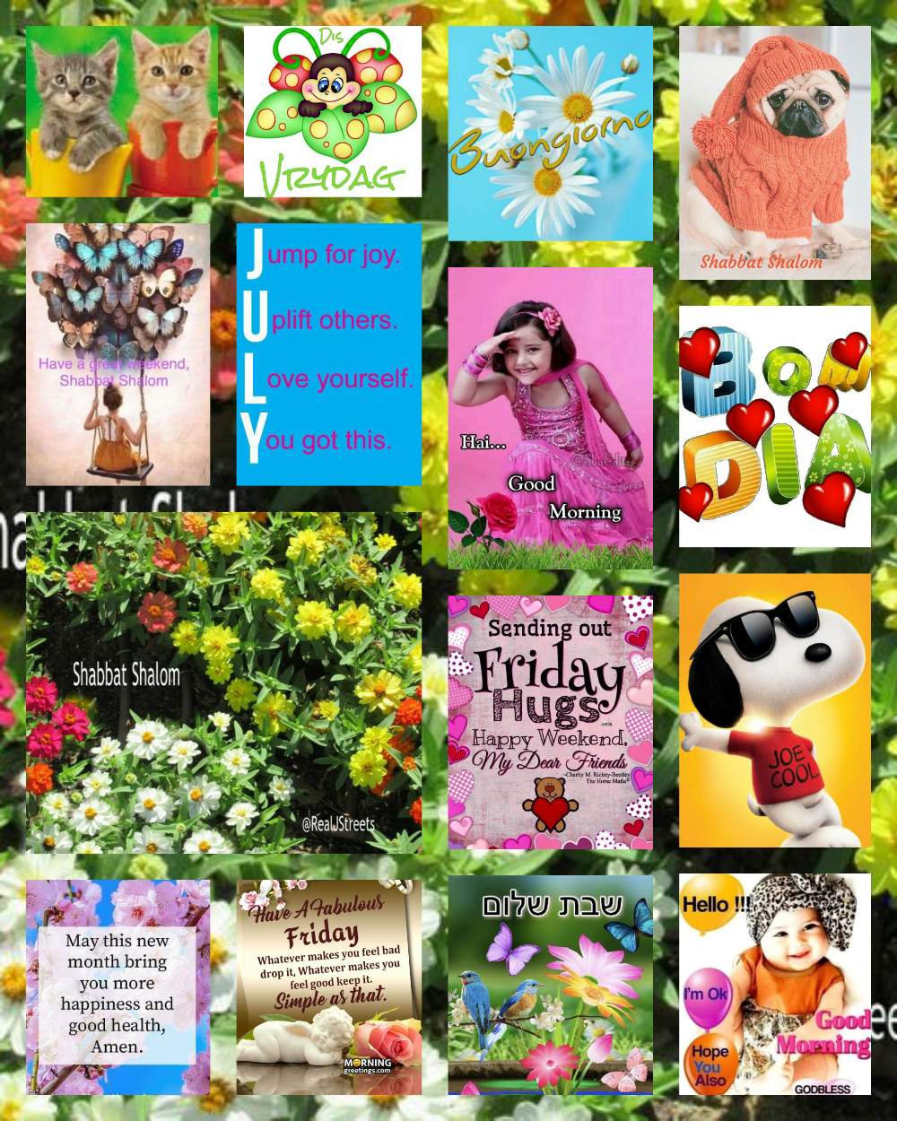 Solve FRIDAY GREETINGS (for yesterday) jigsaw puzzle online with 80 pieces