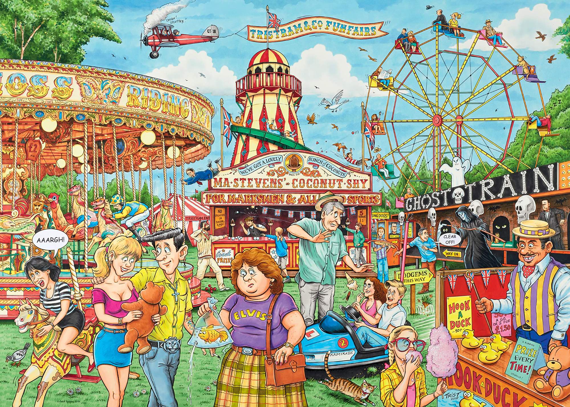 Solve The Fairground jigsaw puzzle online with 600 pieces