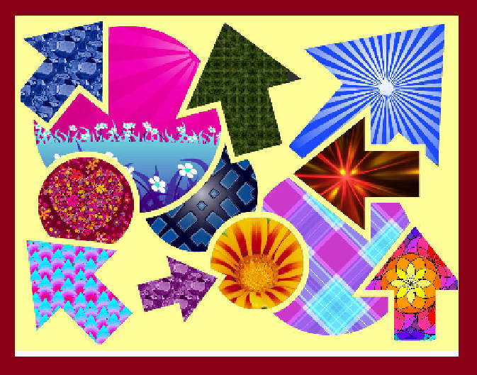 Solve Shapes jigsaw puzzle online with 63 pieces