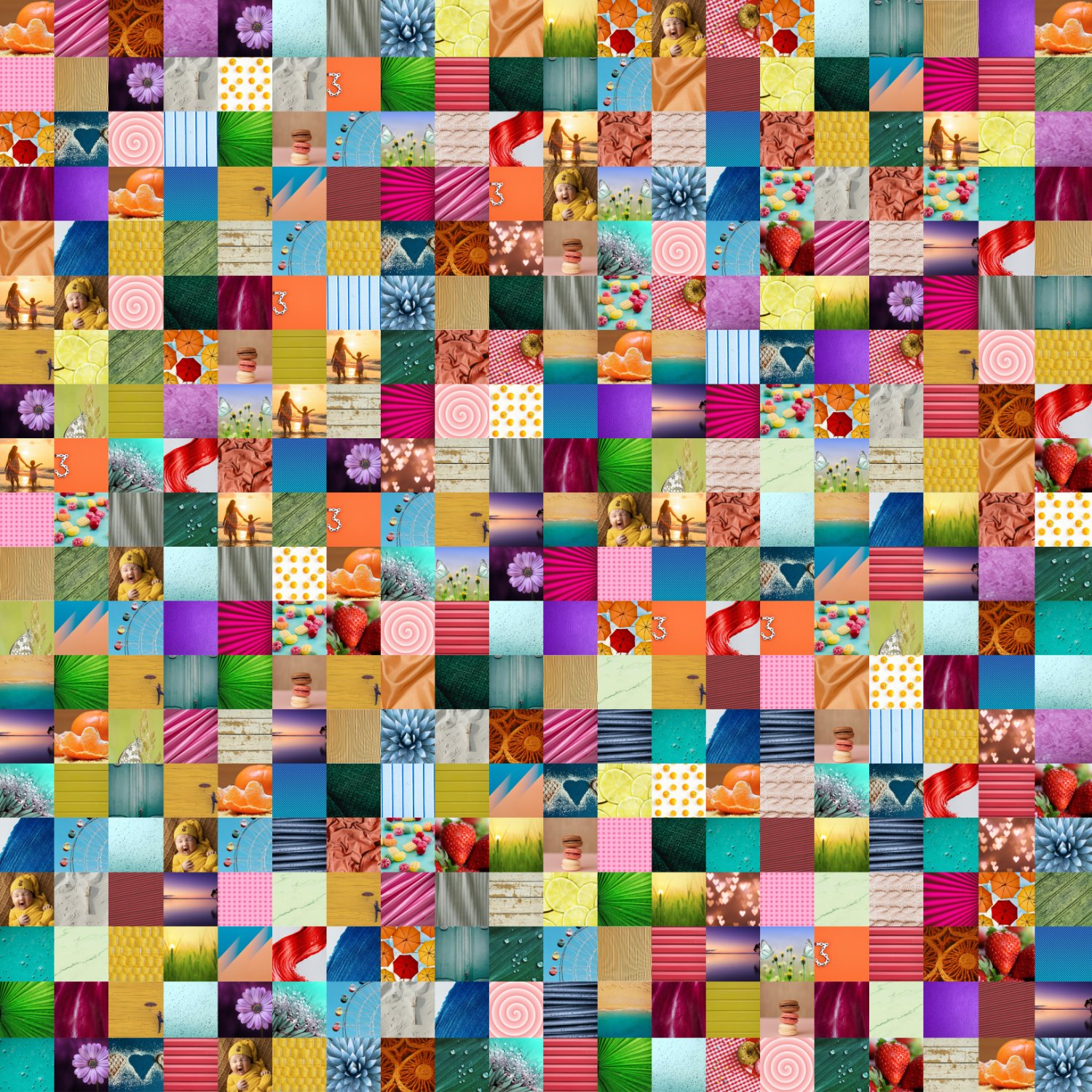 Solve Collage 658 20x20 jigsaw puzzle online with 400 pieces