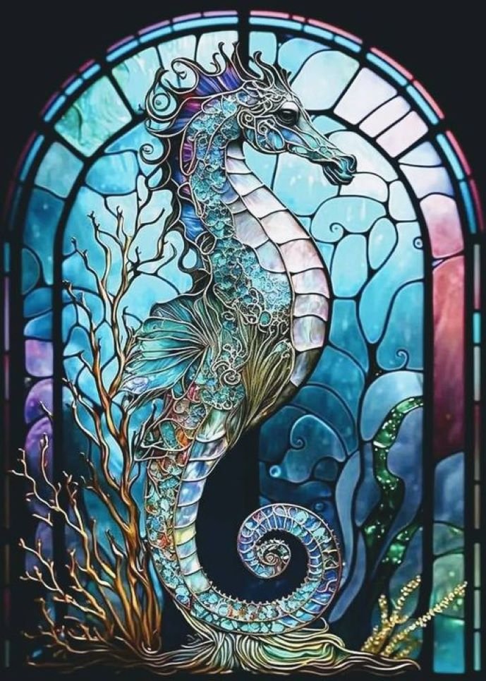 Solve The Seahorse jigsaw puzzle online with 150 pieces
