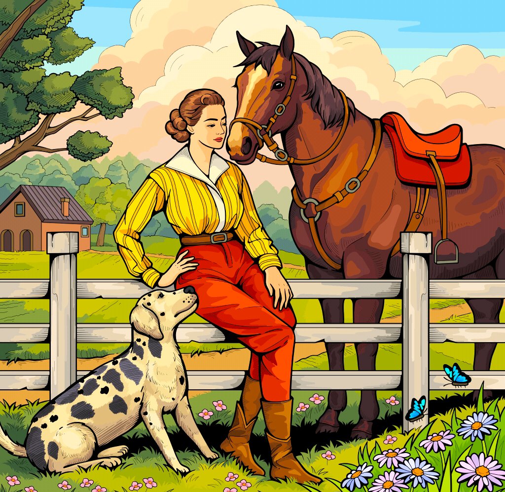 Solve Taking a Break jigsaw puzzle online with 306 pieces