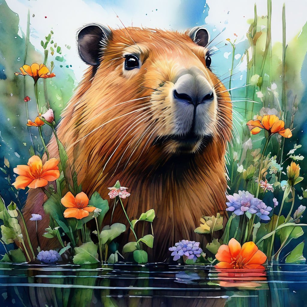 Solve Capybara jigsaw puzzle online with 25 pieces