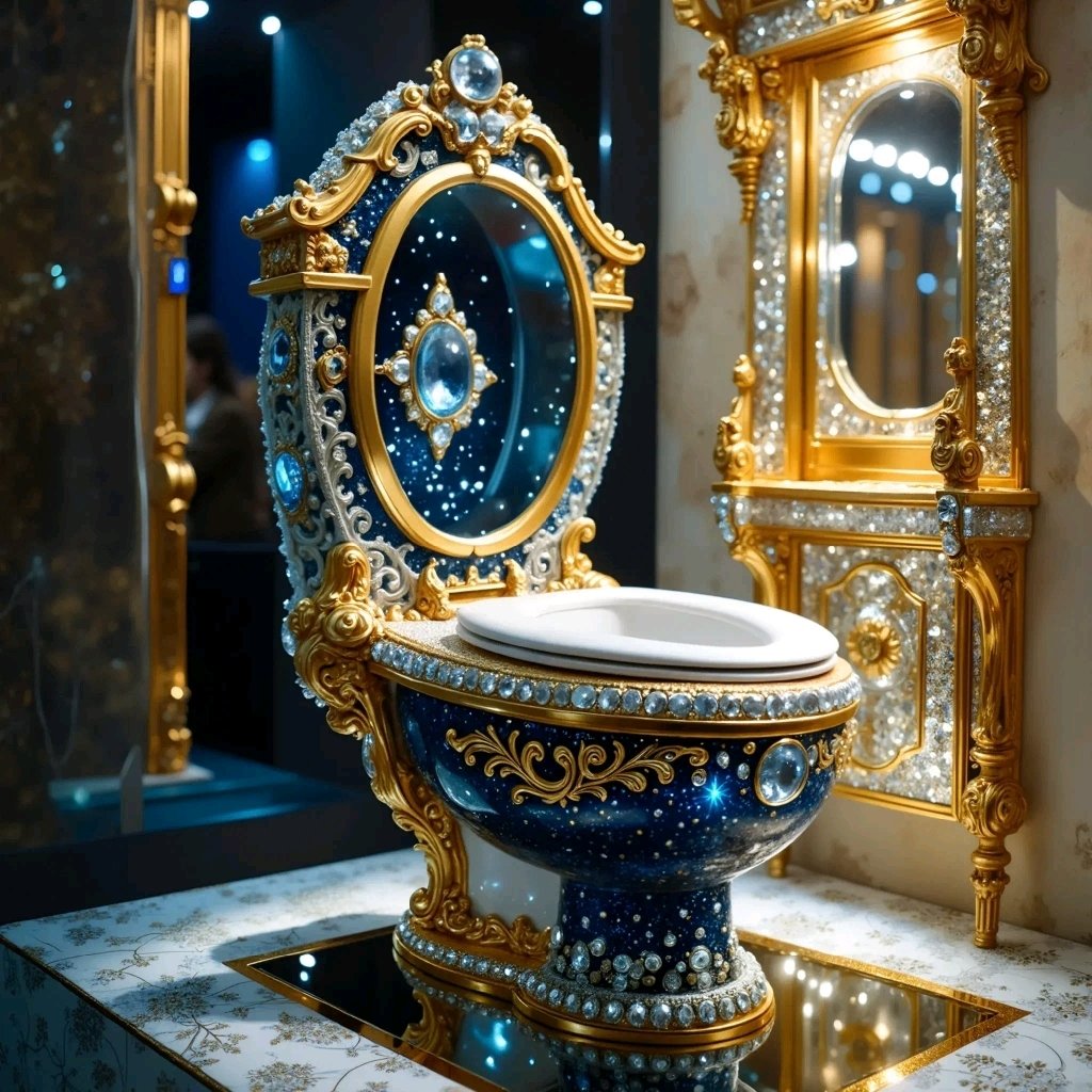Solve Beautiful toilet... jigsaw puzzle online with 81 pieces