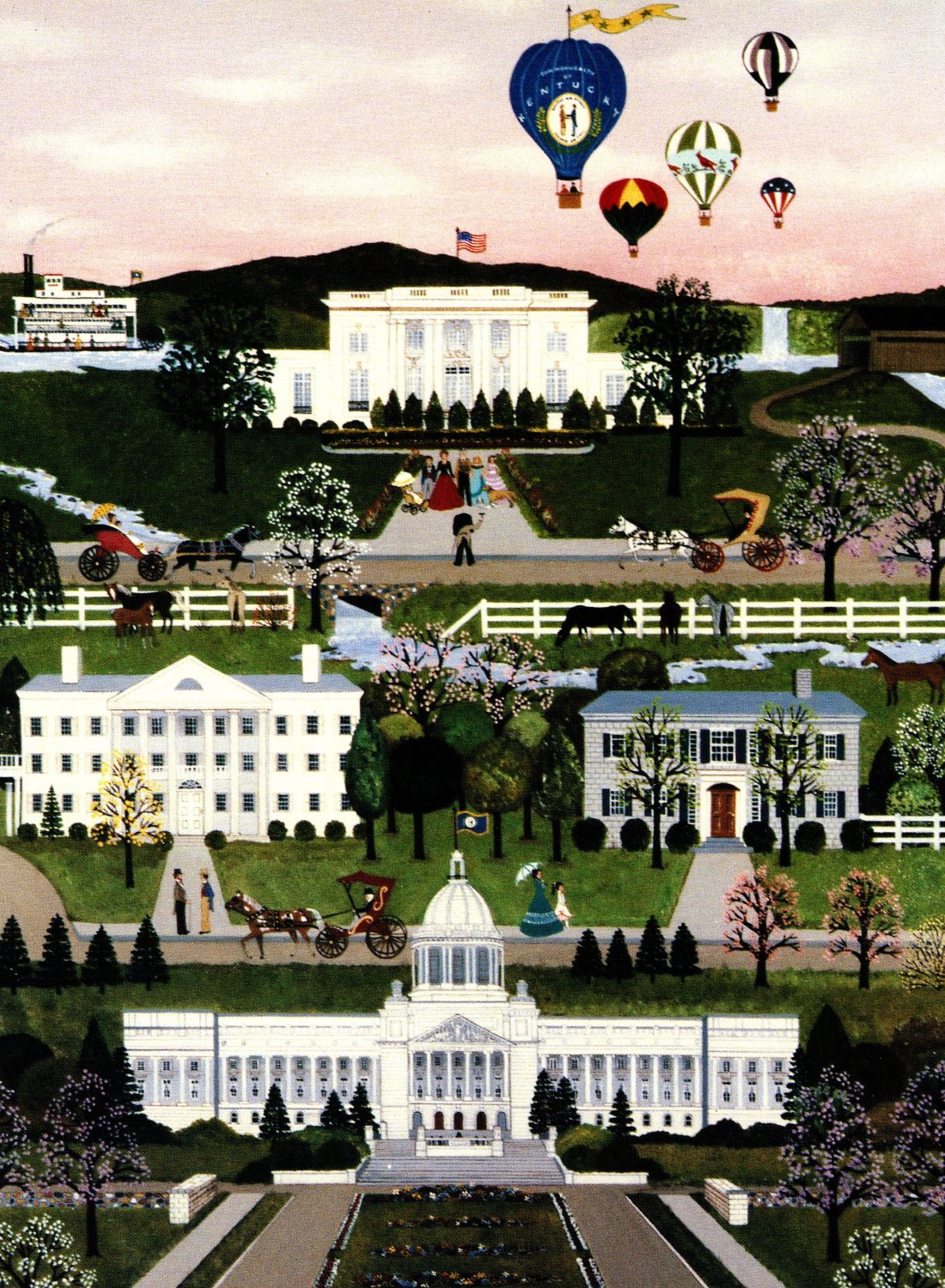 Jigsaw Puzzle | 204 pieces | Kentucky {J.W.Scott} | Jigidi