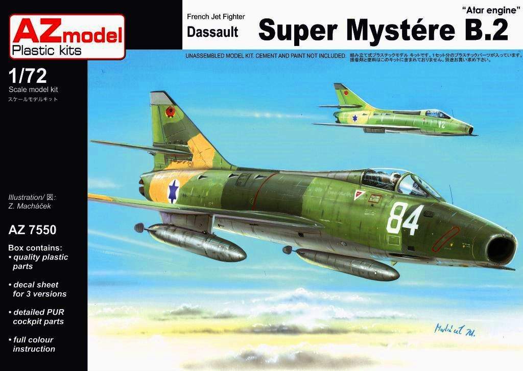 Solve AZ model Dassault Super Mystere B.2 "Atar engine" Israeli Air ...