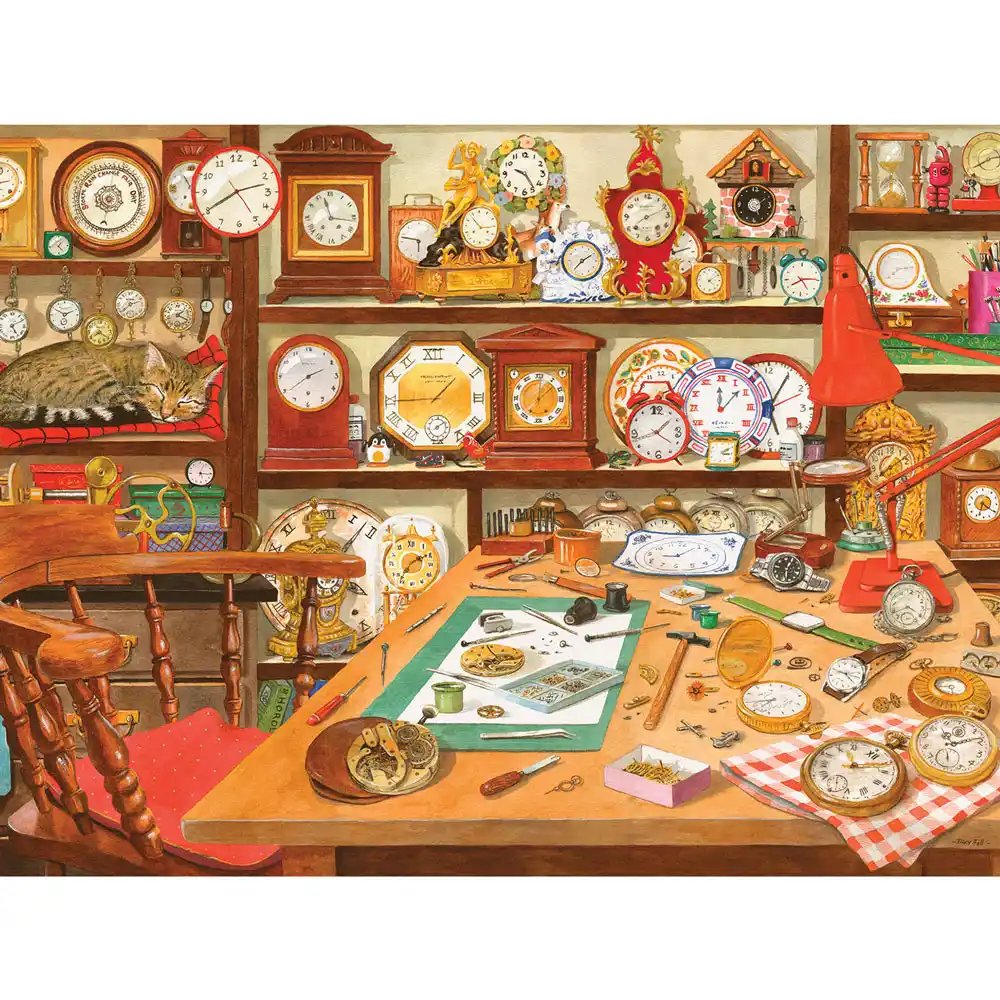 Solve Clocks jigsaw puzzle online with 256 pieces