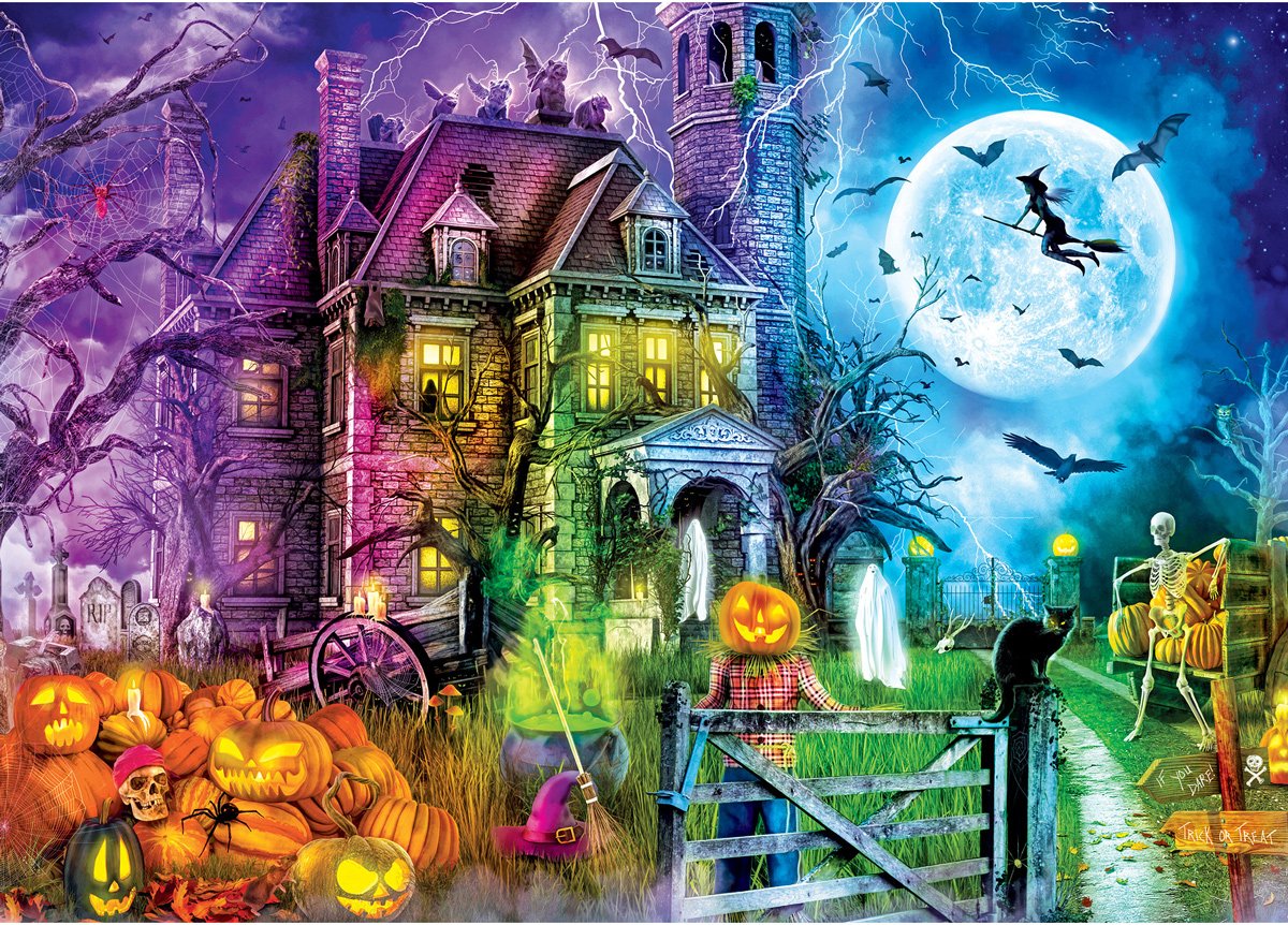 Solve Halloween Terrors (X-Large) jigsaw puzzle online with 300 pieces