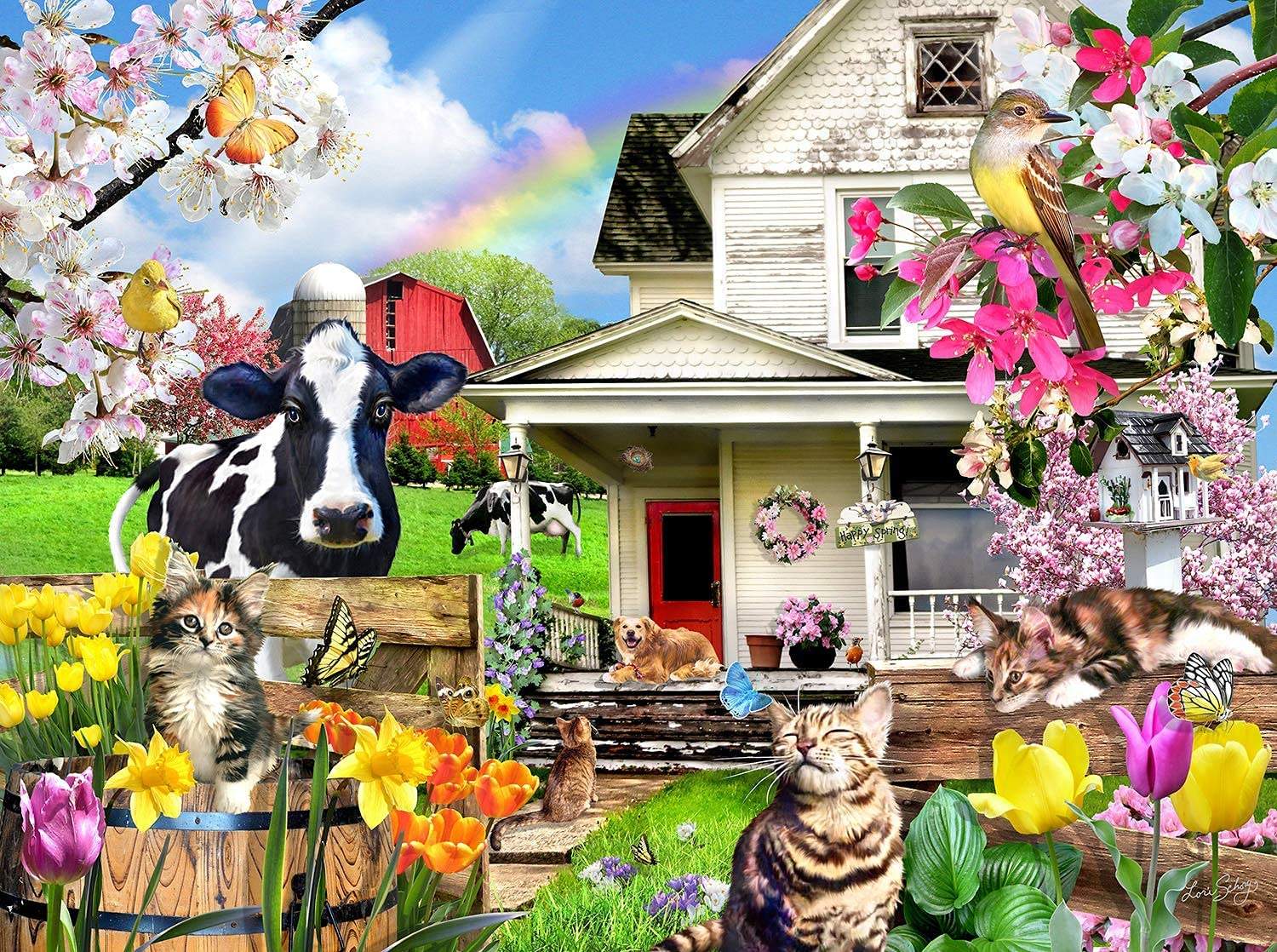 Jigsaw Puzzle | A Spring Day | 500 pieces | Jigidi