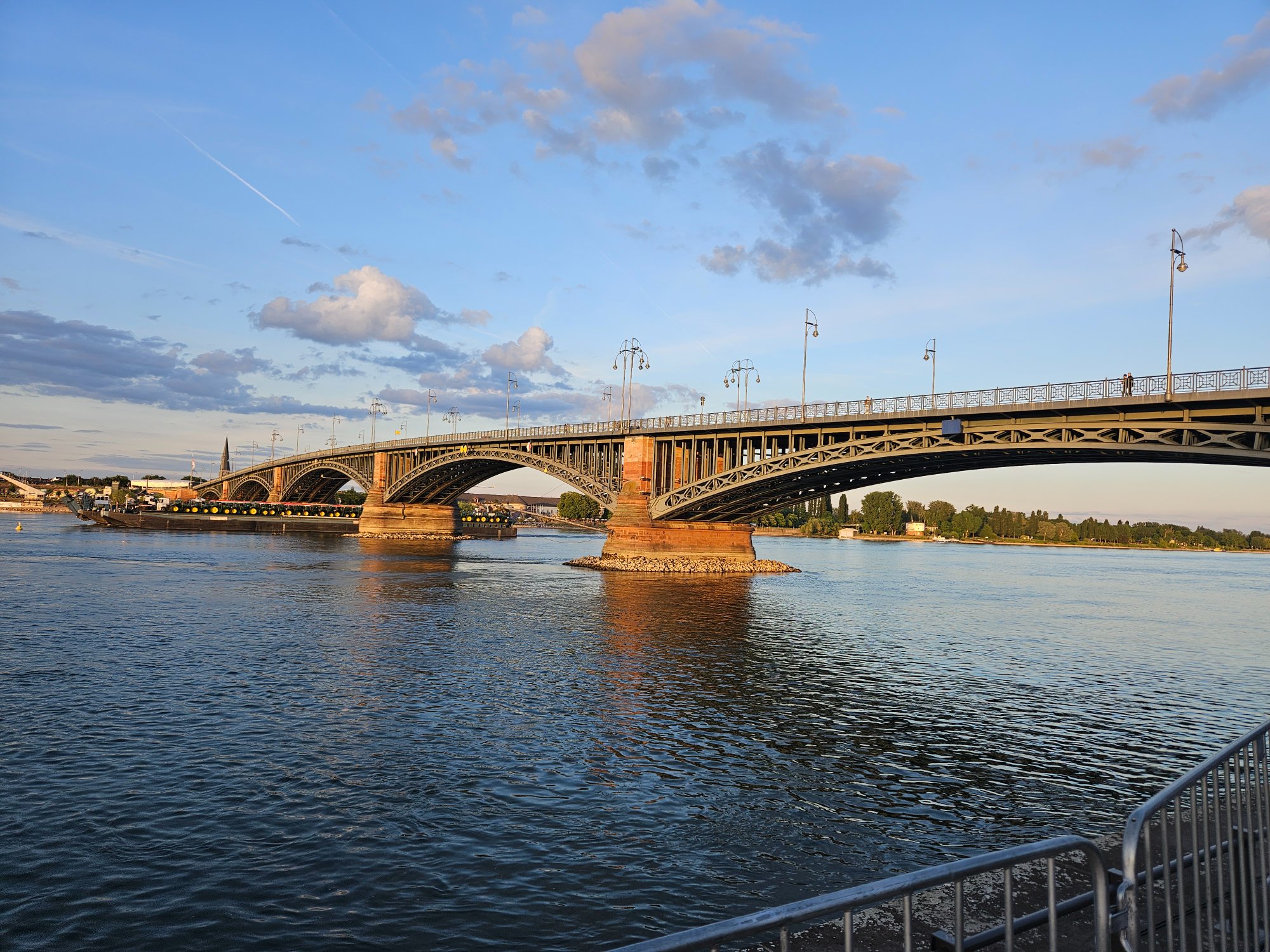 Solve Ein Abend am Rhein jigsaw puzzle online with 99 pieces