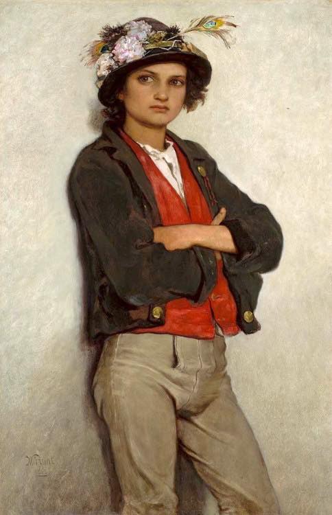 Solve William Morris Hunt, Italian Peasant Boy (1866) jigsaw puzzle ...