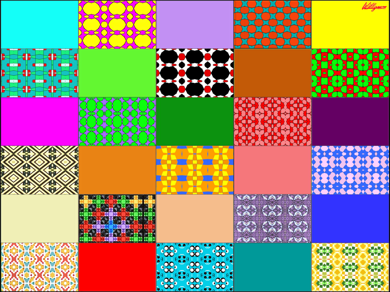 Solve patterns and colors jigsaw puzzle online with 252 pieces