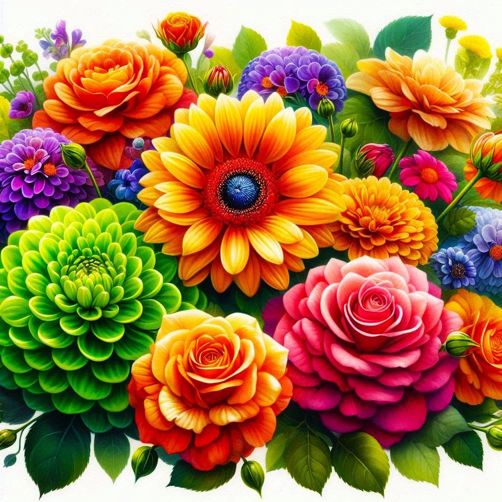 Jigsaw Puzzle | 64 pieces | Look at that... More Flowers... | Jigidi