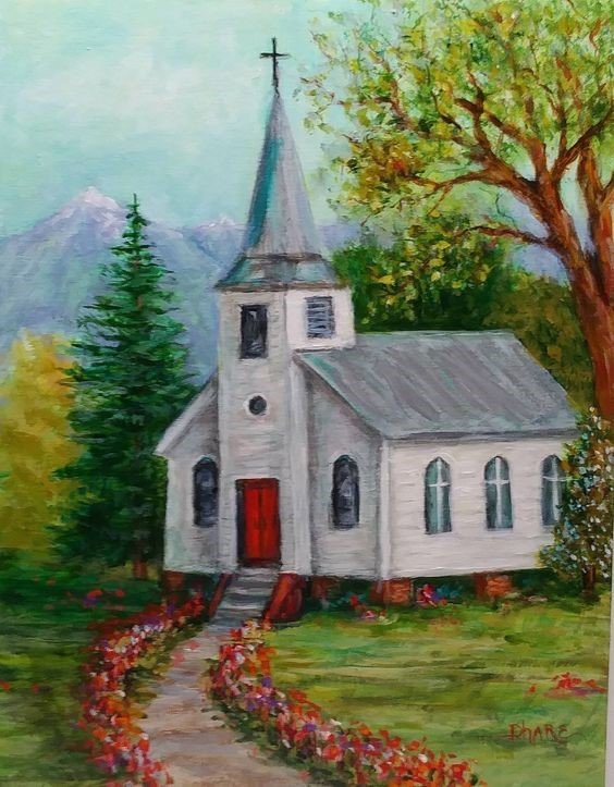 Solve Let Us Worship by Dianne Masters Hare jigsaw puzzle online with ...