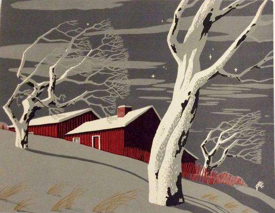 Solve trees in winter wind jigsaw puzzle online with 63 pieces