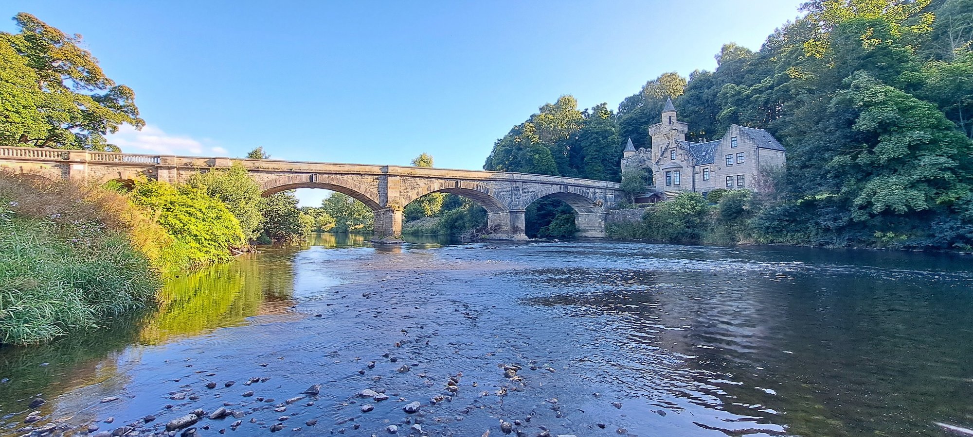 Solve The River Clyde at Mauldslie Gatehouse, Scotland jigsaw puzzle ...
