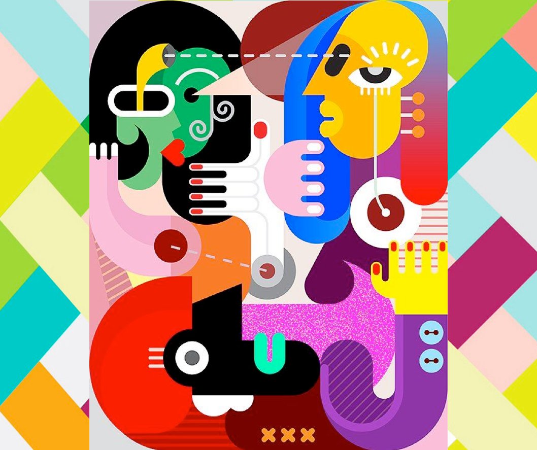 Solve Shapes Mashup jigsaw puzzle online with 120 pieces