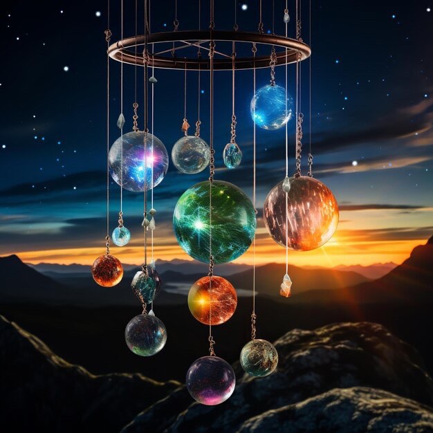Solve Spheres of Planets or Marbles jigsaw puzzle online with 100 pieces