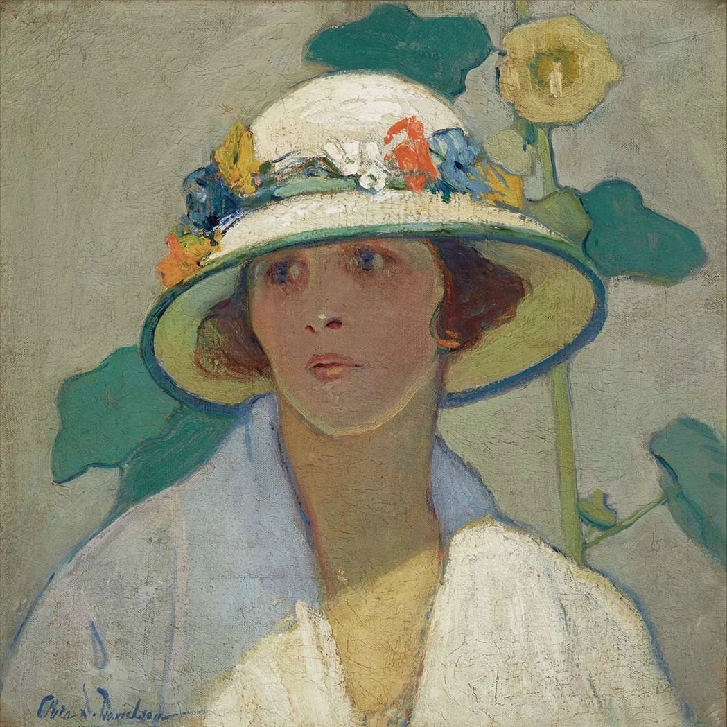 Solve Clara Simpson Davidson - (American, 1874 - 1962) - Woman Wearing ...