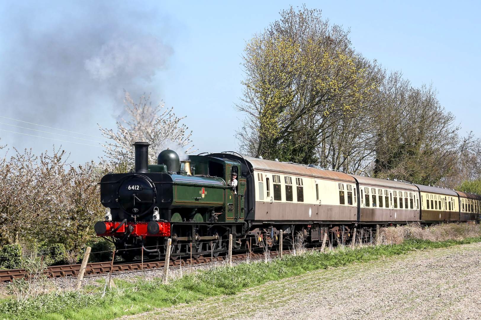 Solve GWR 64xx Class 0-6-0PT 6412. jigsaw puzzle online with 117 pieces