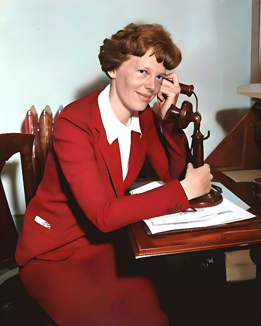 Solve Amelia Earhart. jigsaw puzzle online with 208 pieces