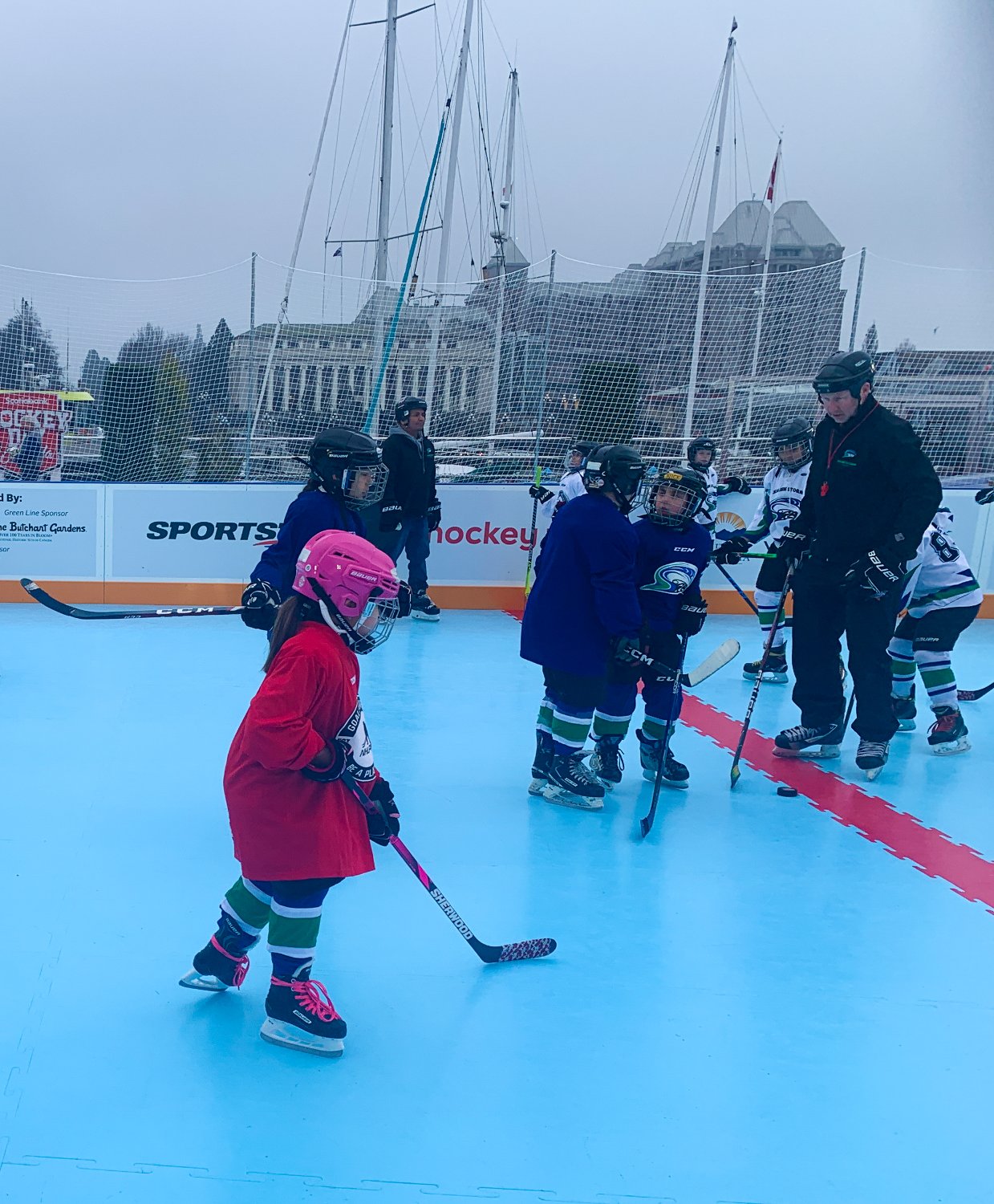 Solve A rare event in Victoria BC: an outdoor ice hockey rink jigsaw ...