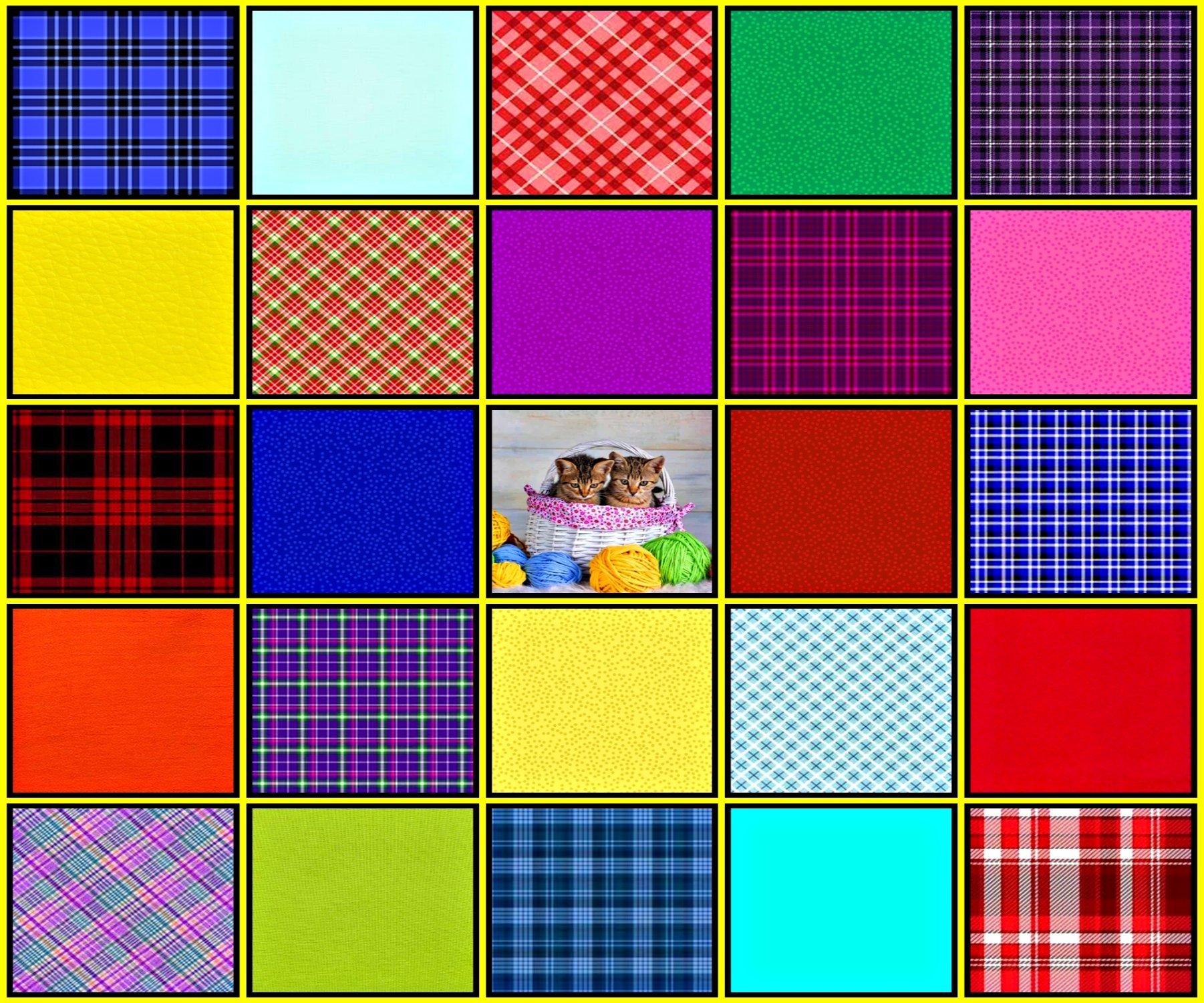 Solve Knitting Plaids (W) jigsaw puzzle online with 252 pieces