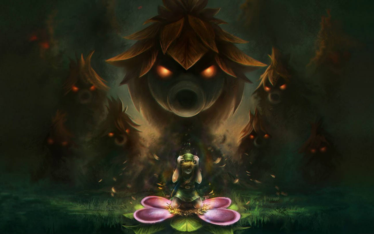 Solve The Legend Of Zelda Majoras Mask Deku Shrubs Jigsaw Puzzle 8926
