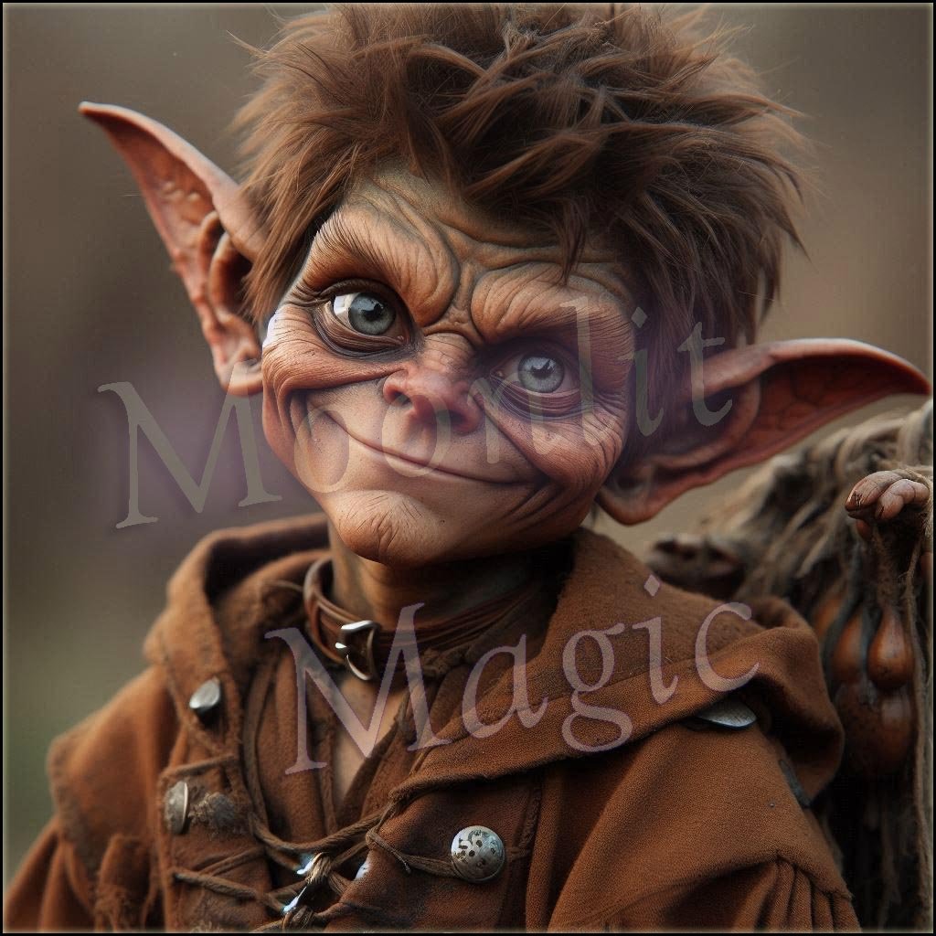 Solve My Goblin Friend, Scout jigsaw puzzle online with 9 pieces