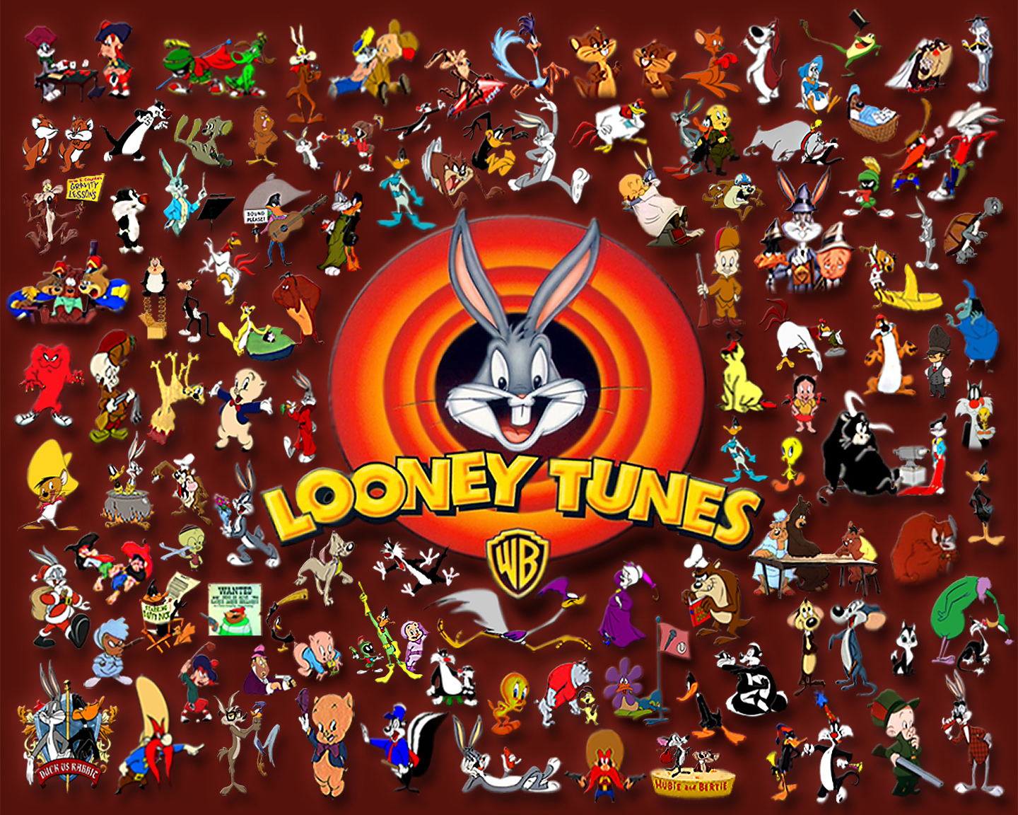 Solve Looney Tunes WB cartoon characters jigsaw puzzle online with 252 ...
