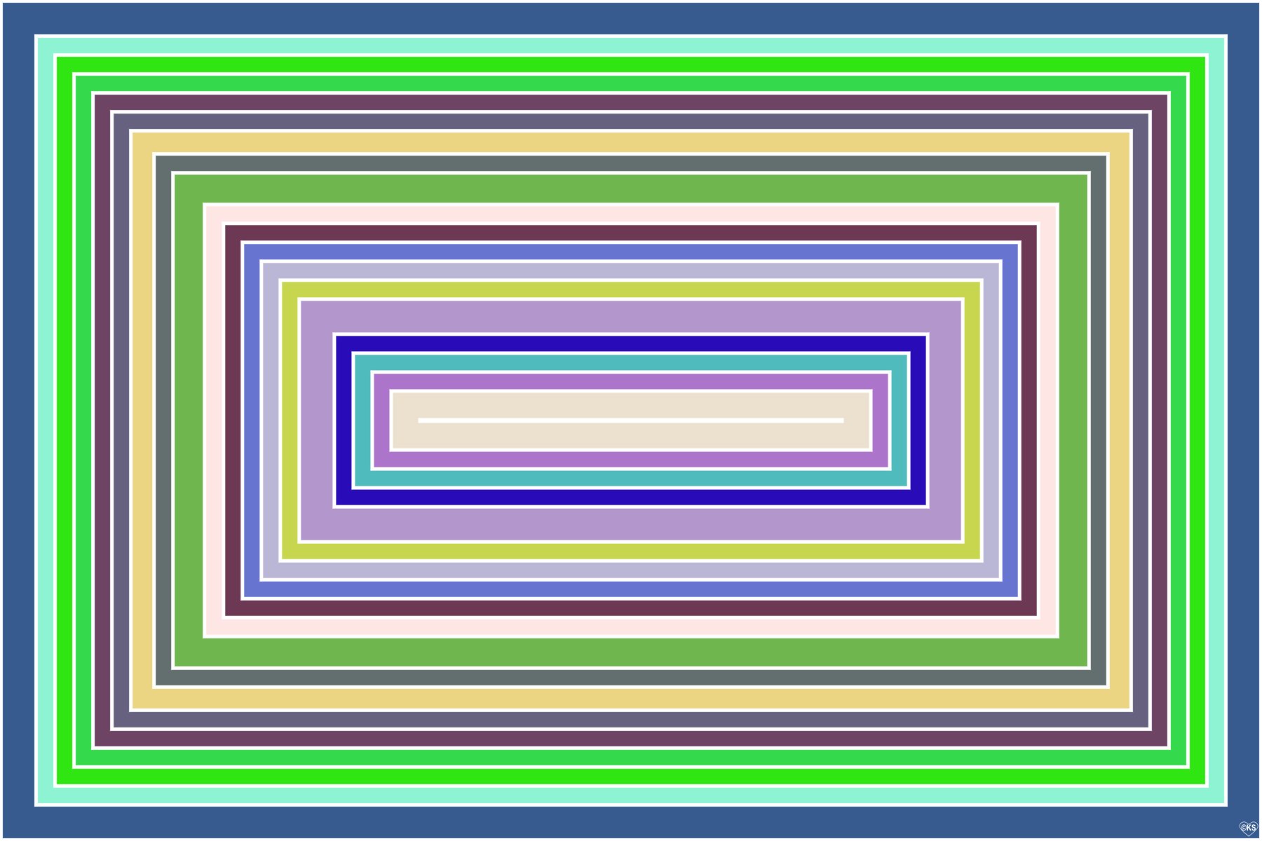 Solve Concentric Rectangles!! ~ H jigsaw puzzle online with 600 pieces