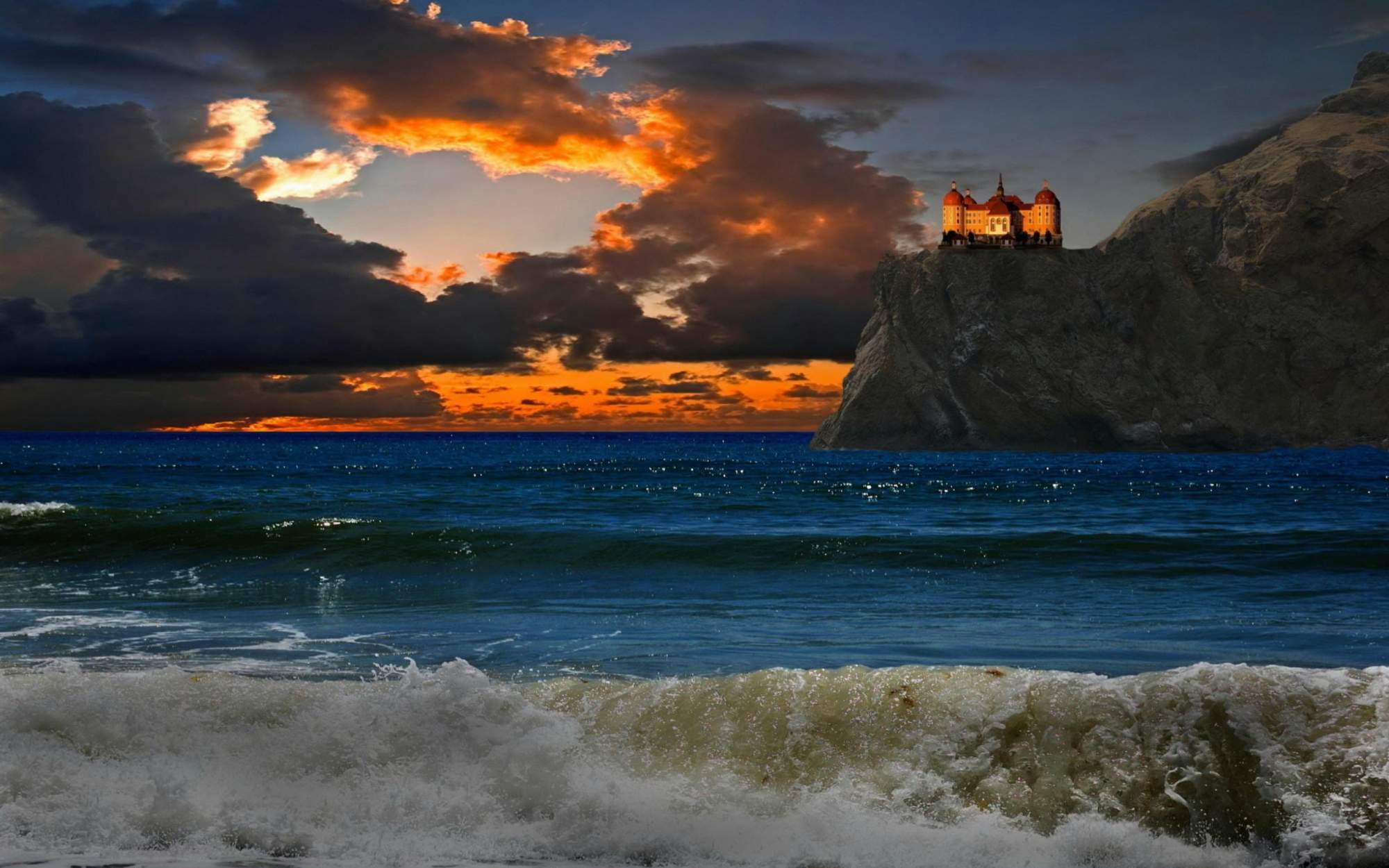 Solve Seascape jigsaw puzzle online with 589 pieces