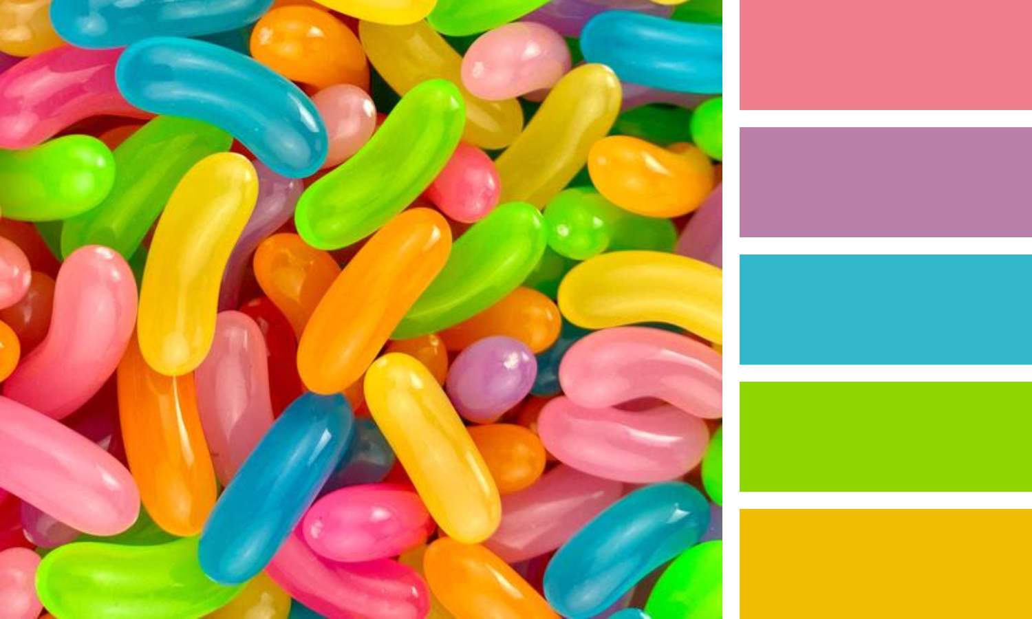 Solve Jelly Beans (Small) jigsaw puzzle online with 84 pieces