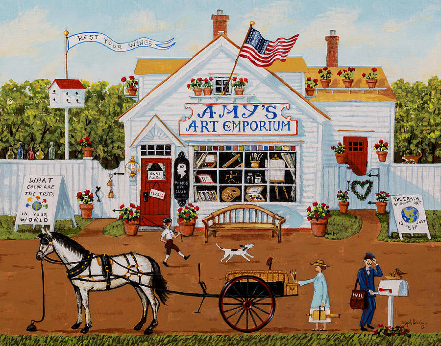 Solve Artist Joseph Holodook jigsaw puzzle online with 500 pieces