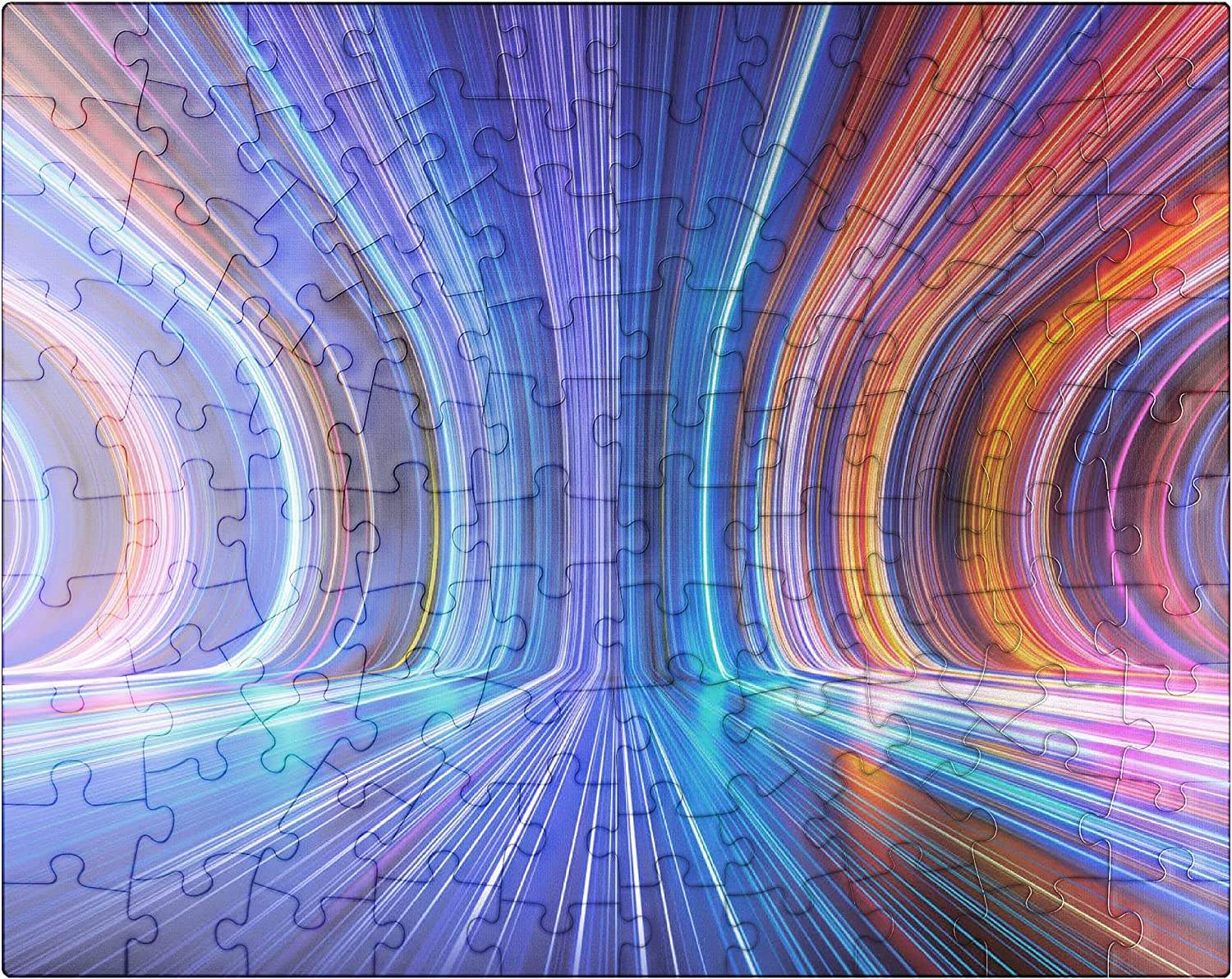 Solve Neon Rays jigsaw puzzle online with 180 pieces