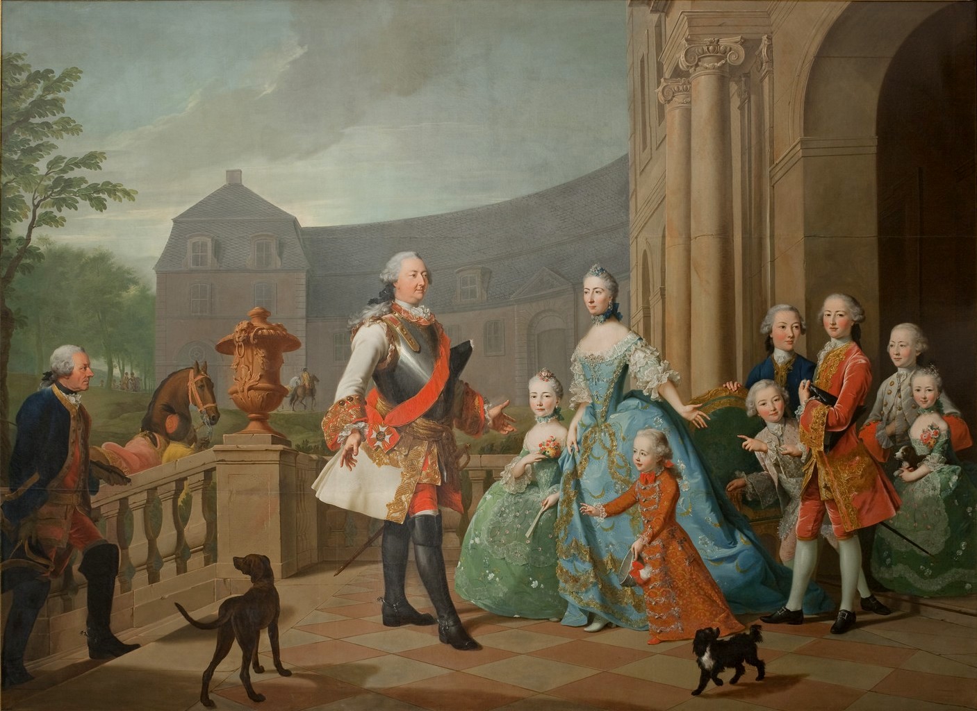 Solve Portrait of Prince Carl of Waldeck-Pyrmont and his Family jigsaw ...