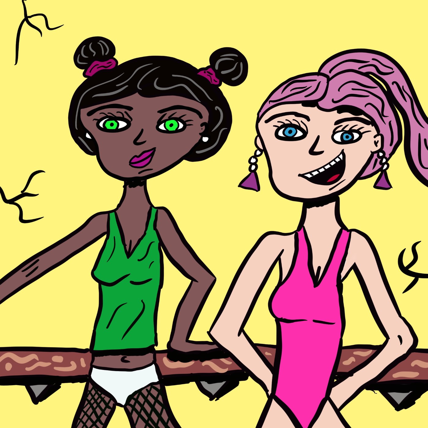 Solve Dance Auditions jigsaw puzzle online with 49 pieces