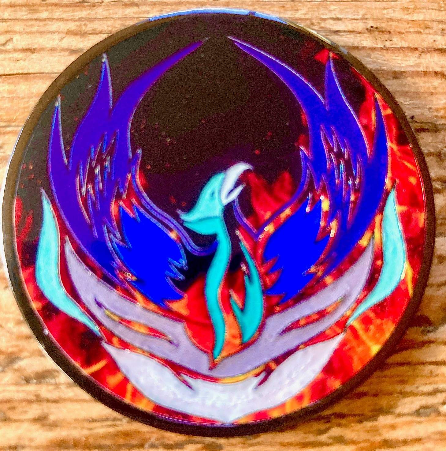 Solve Wingin' It Geocoin jigsaw puzzle online with 256 pieces