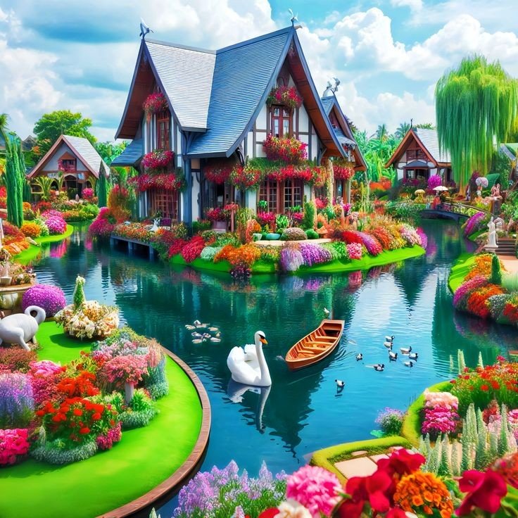 Solve Weekend Retreat jigsaw puzzle online with 64 pieces