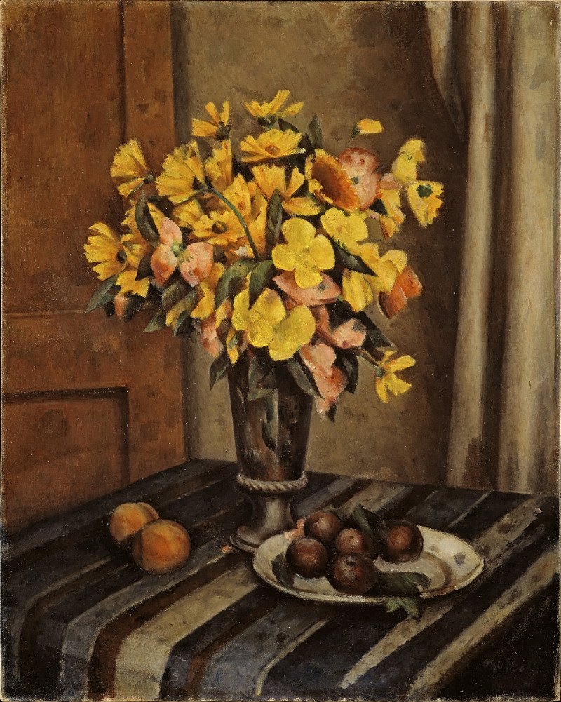 Solve Henry McFee - (American, 1886 - 1953) - Still Life With Yellow ...