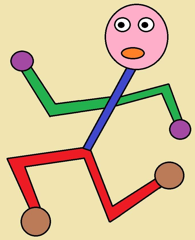 Solve Wobblybear Creations 1070 (now FREE to own) Abstract running man ...