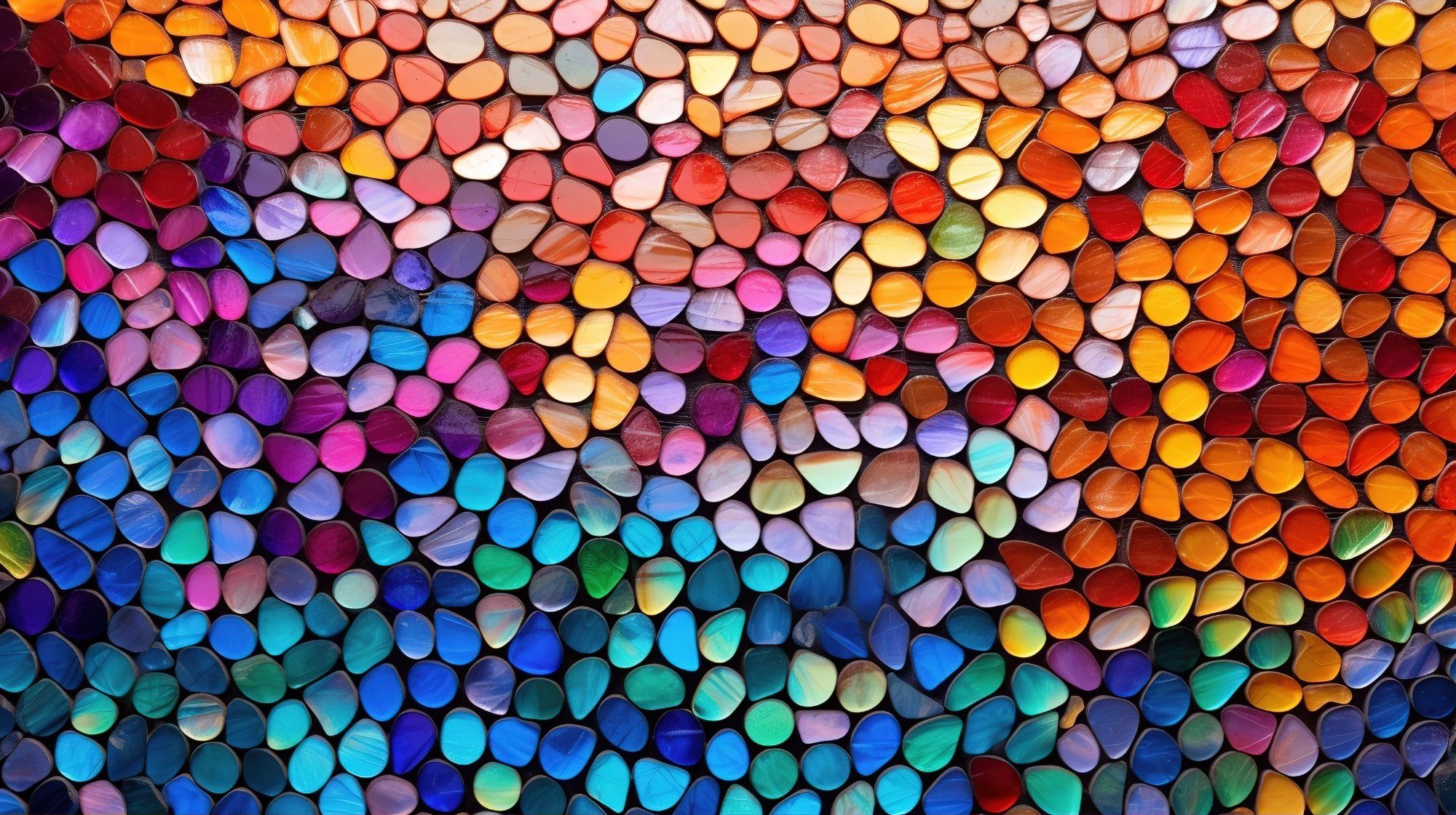 Solve Colorful stones jigsaw puzzle online with 594 pieces