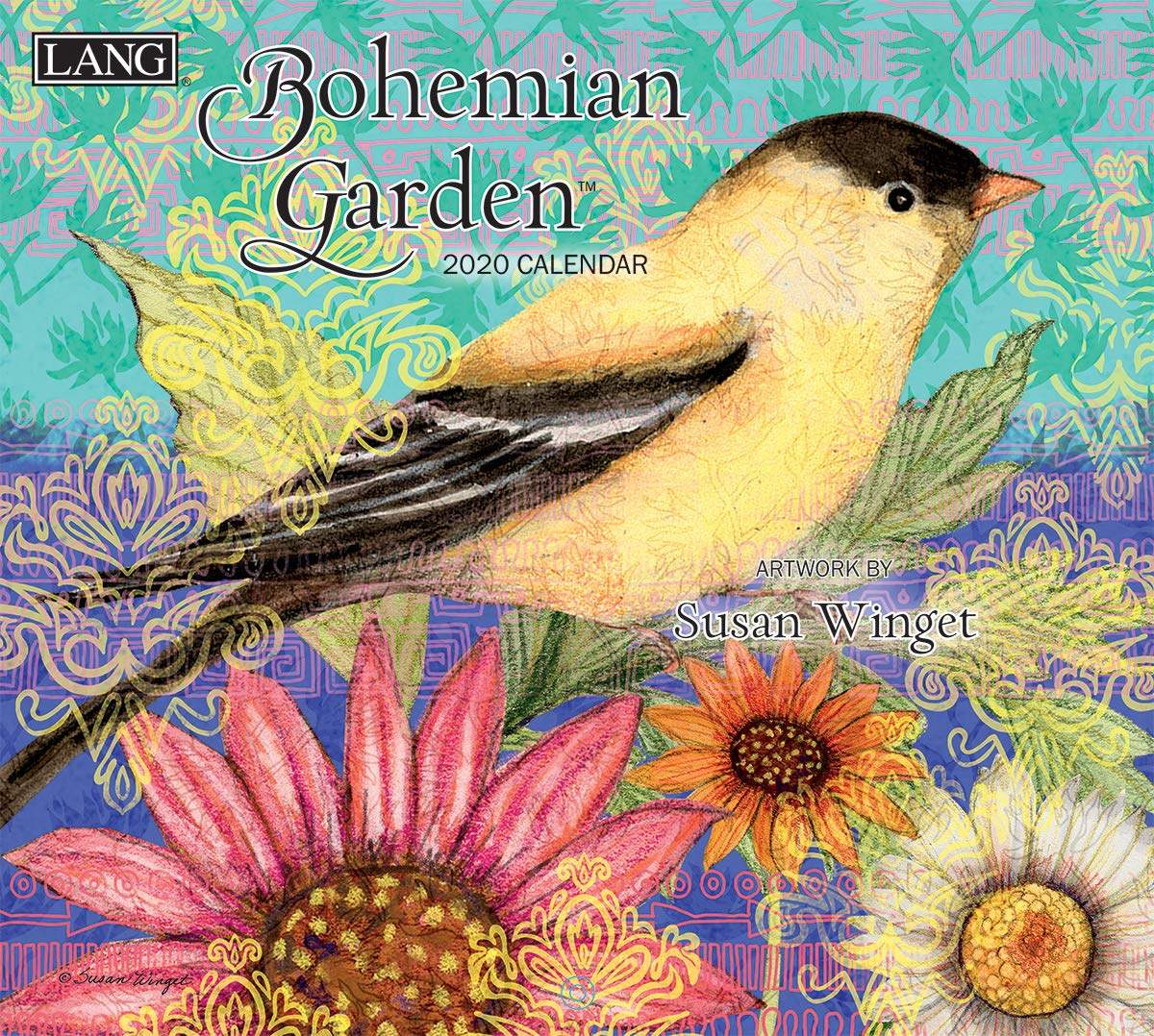 Solve LANG 2020 Wall Calendar Bohemian Garden jigsaw puzzle online with ...