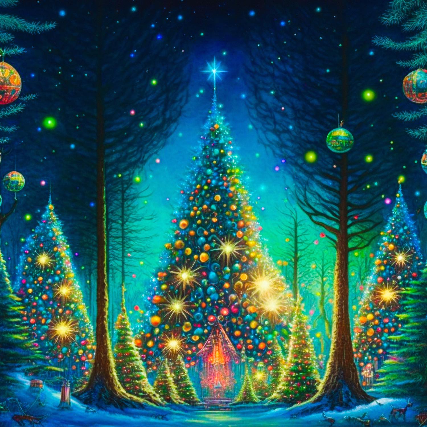 Solve Oh Christmas Tree jigsaw puzzle online with 169 pieces