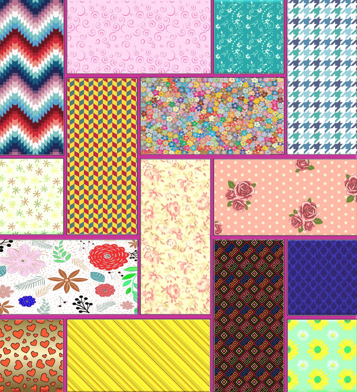 Solve PAVED PATTERN jigsaw puzzle online with 110 pieces