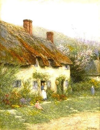 Solve Helen Allingham's Mother and Child Outside a Country Cottage ...