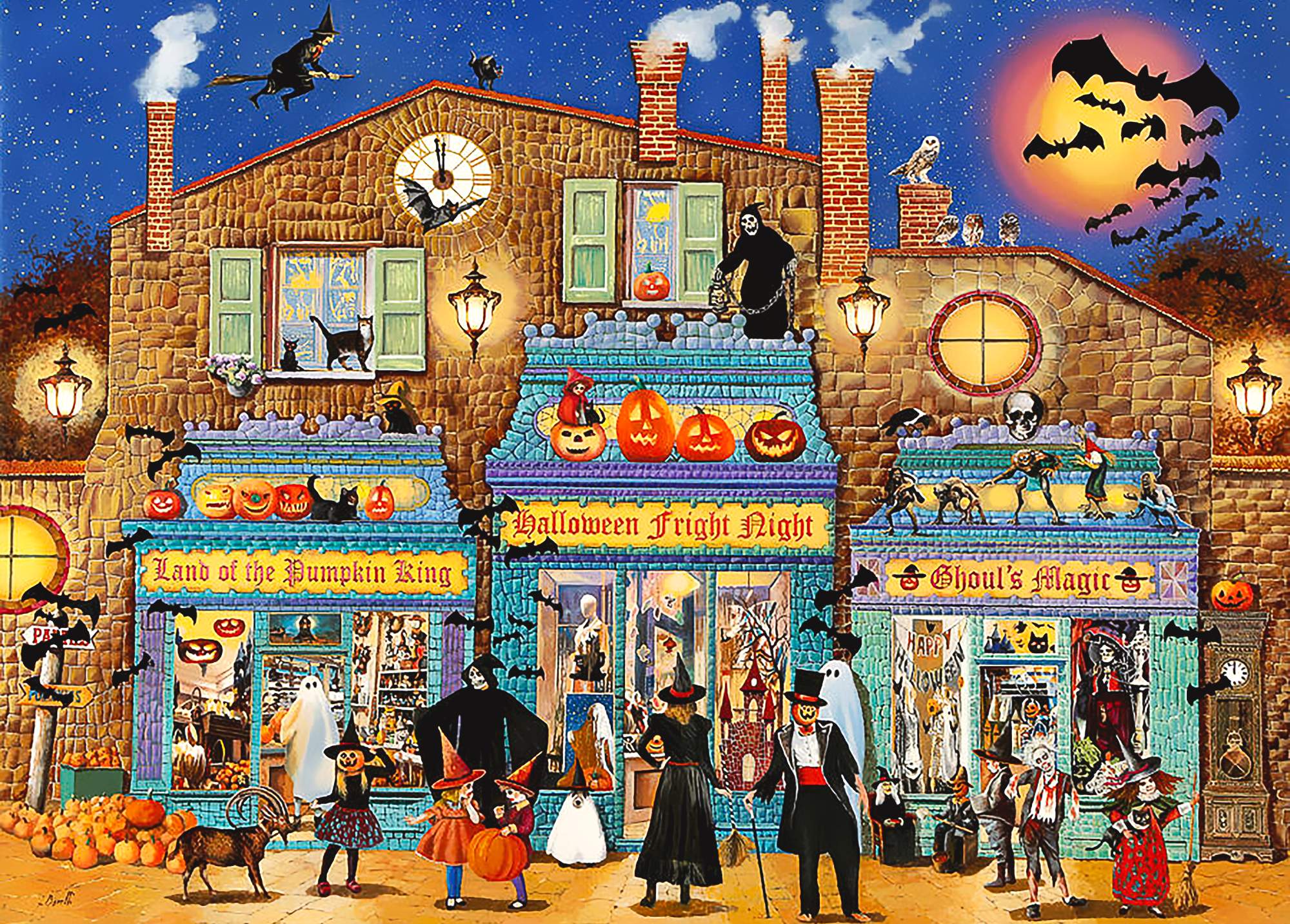 Solve Next Halloween jigsaw puzzle online with 352 pieces