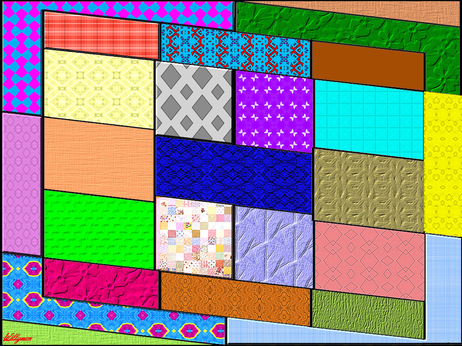 Solve textures and patterns jigsaw puzzle online with 252 pieces