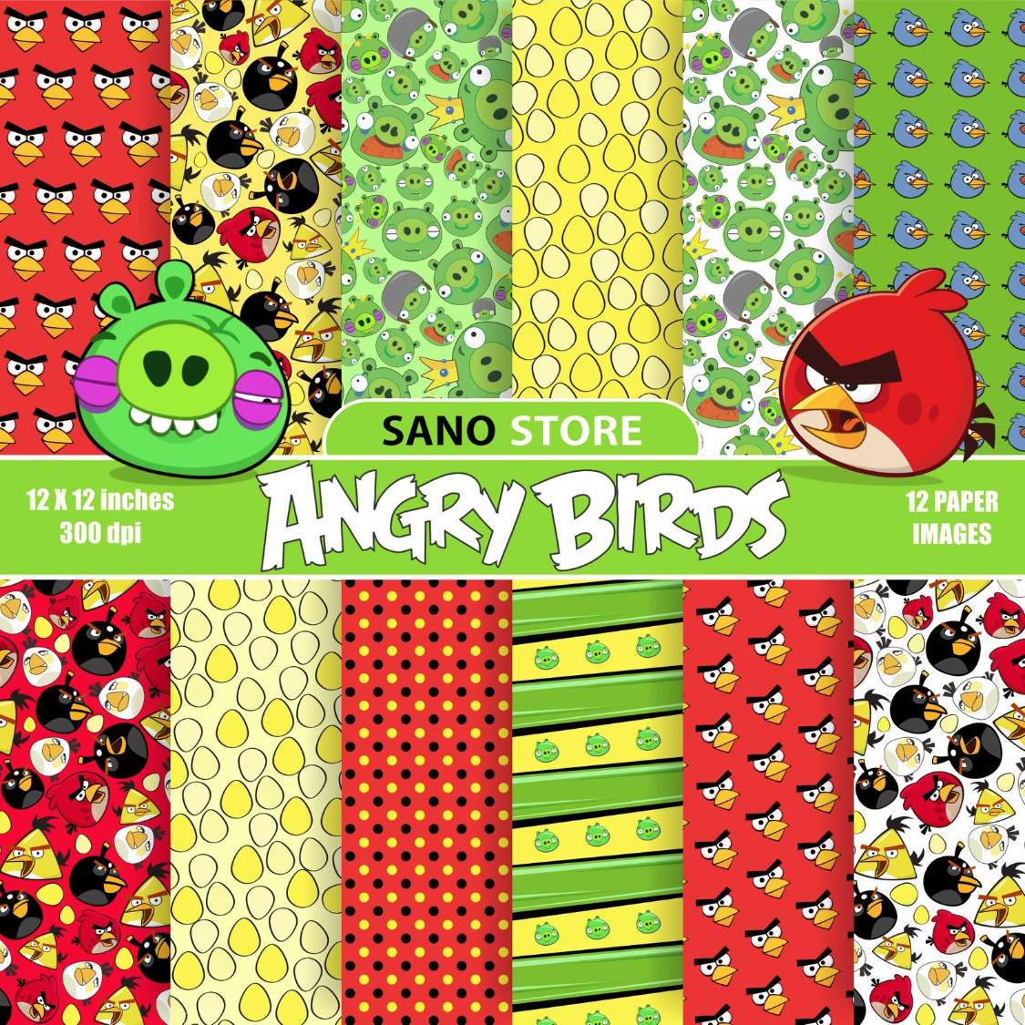 Solve Angry Birds jigsaw puzzle online with 81 pieces