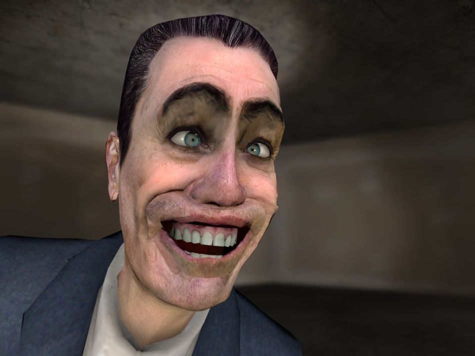 Solve garrys_mod_face jigsaw puzzle online with 35 pieces